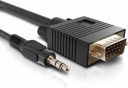 Logic VGA Cable 15 m VGA + Audio Cable Male to Male Nickel Plated with ...