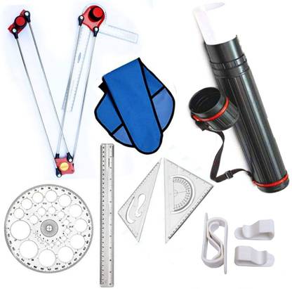 RINM Mini Drafter Pack of 6 Mini Drafter Sheet Container Geometry Box ...