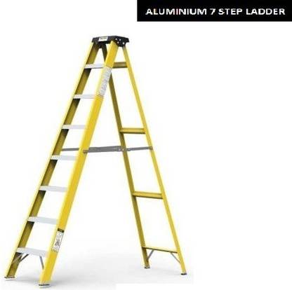 YOUNGMAN ALUMINIUM LADDER 7 STEP FOR HOME FRP Ladder Price in India ...