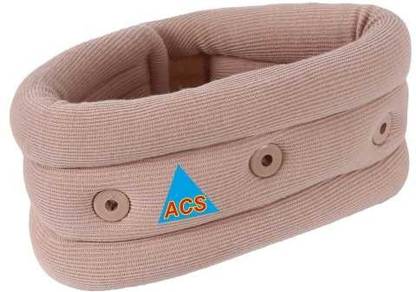 AccuAlleve Cervical Collar Soft Neck belt Neck Support (Beige) Neck ...