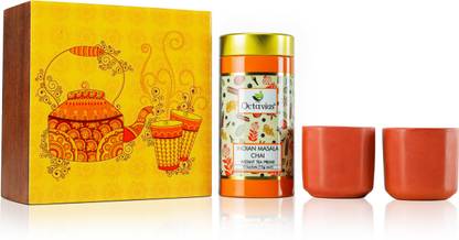 Octavius Desi Chai Set | Indian Masala Chai Premix With 2 Handmade ...