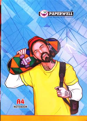 Paperwell Notebook A4 Note Book Ruled 144 Pages Price in India - Buy ...