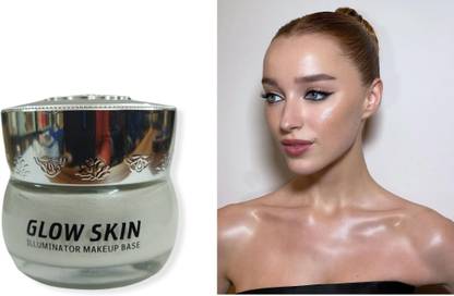 Emijun Shimmery Shine & Long Lasting Creamy Silver Highlighter For Face ...