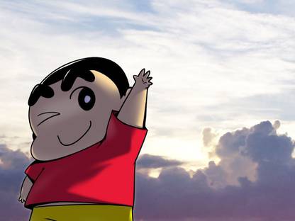 shinchan poster Waterproof Vinyl Sticker Poster Photographic Paper ...