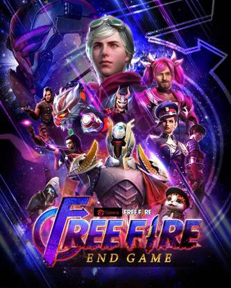 free fire poster Waterproof Vinyl Sticker Poster Photographic Paper ...