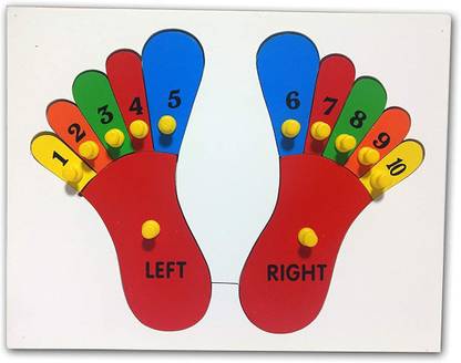Mindz NUMBER FEET PUZZLE MN-216 - NUMBER FEET PUZZLE MN-216 . Buy ...
