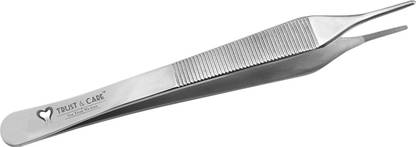 TRUST & CARE Stainless Steel Tissue Adson Forcep Without Tooth Small ...