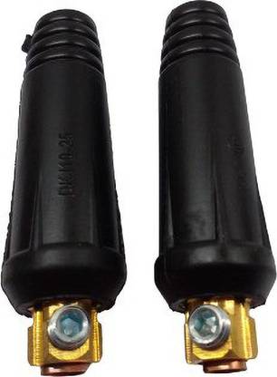 Bansal Arc Welding Machine Connector Plug Adapter Male 2 Pieces Cable ...