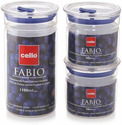 cello Fabio Storage Container - 1100 ml Plastic Utility Container Price ...