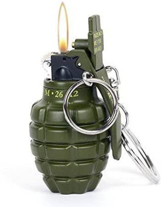 HIVVO Grenade Solid Green Bomb Lighter Grenade Solid Green Bomb Lighter ...