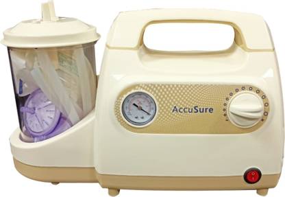 AccuSure Premium Electric Suction Machine Oil-Free Low Noise Single Jar ...