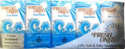 Fresh Ones Facial Tissues 100 pcs 3 Ply Soft & Silky Cologne ...