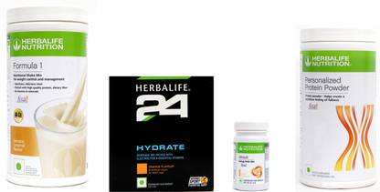 Herbalife Nutrition Formula1 Banana +H24 Hydrate+ Afresh Ginger+ P-400 ...