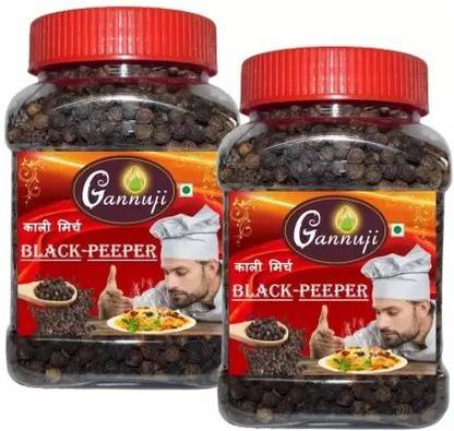 Gannuji 1 KG Premium Black Pepper , Unpolished Kaali Mirch [ Golki ...