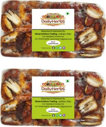 DAILYHERBS Seedless Dates 1kg Pin Khajur Arabian Dates, Dates Dry Fruit ...