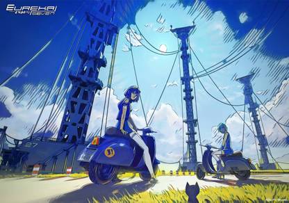 Eureka Seven: Talho Yuki Anime Series Art Effect Poster 3 ...