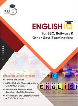 English Language Book For SSC CGL, CHSL, CPO And Other Govt. Exams: Buy ...