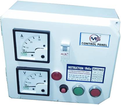 M S control 1.5 HP Single Phase Automatic Panel For Submersible water ...
