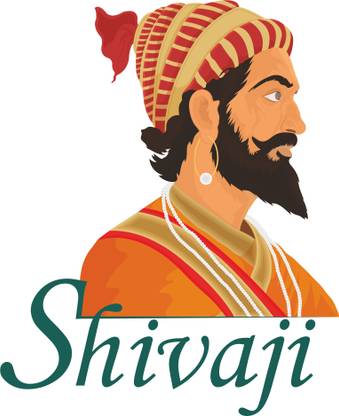 JSS DECORATIONS DESIGNS 71 cm Chhatrapati Shivaji Maharaj decal home ...