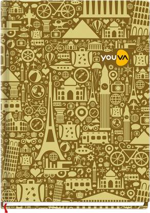 NAVNEET Youva Case Bound Single Line Jumbo Notebook for School and ...