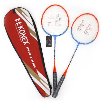 Konex Speed CLS 124 Aluminium Badminton Racket with Free Cover Set of 2 ...