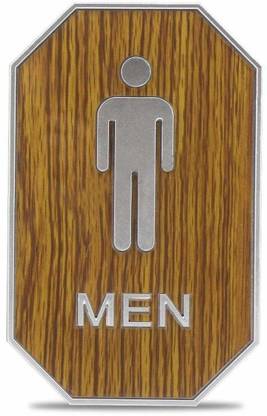 ALLEXTREME Aluminium Men washroom Office Door Sign Board Name Plate ...