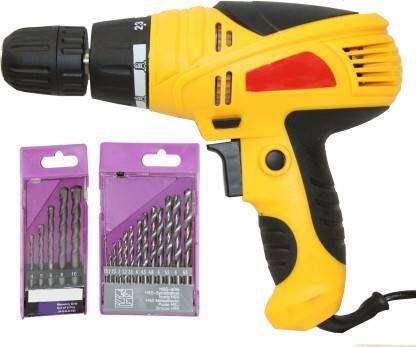 Shafiq international Electric Screw Driver Cum Drill machine With 13Pc ...