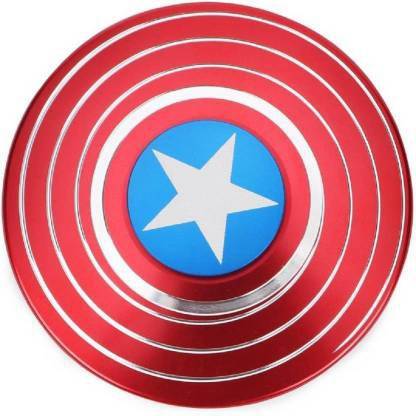 QWICK CLICK Amazing Captain America Shield Fidget Spinner Toy For Kids ...