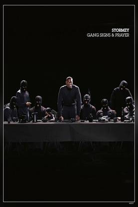 Stormzy Gang Signs & Prayer Album Cover Matte Finish Poster Paper Print ...