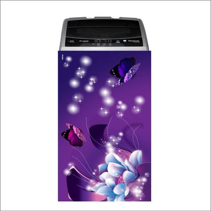 Decoration Designs 61 cm colorful butterfly Washing Machine Sticker ...