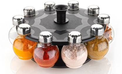 ALTOSA EXTREMELY GOOD QUALITY SPICERACK SET WITH STAND 360 ROTATING ...