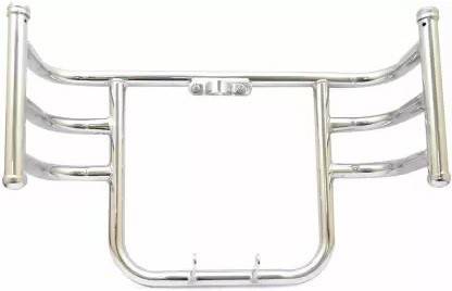 WHEETOYKART Crash Guard Airfly Full Chrome Leg Guard for Bullet Enfield ...