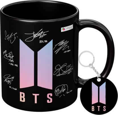 NH10 DESIGNS Bts Cup Bts Bts Black Cup Bts Product Bts Gift Bts Combo ...
