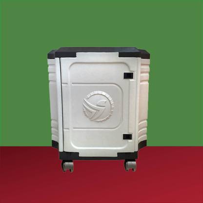 POWEREST Plastic Inverter Trolley With Door Trolley for Inverter and ...