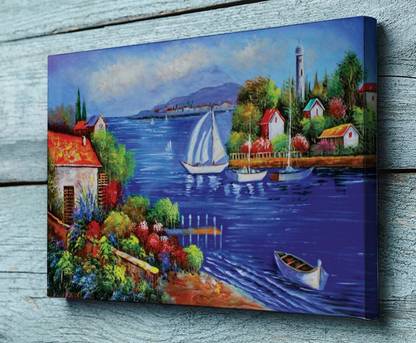 DECOR Production Framed Wall Painting Canvas for home & office decor ...