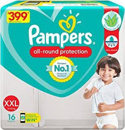 Pampers All round Protection Pants - XXL - Buy 16 Pampers Pant Diapers ...