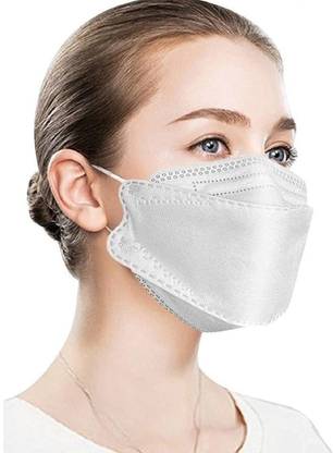 CABANARETAIL KF94 MASK WHITE Cloth Mask With Melt Blown Fabric Layer ...