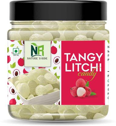 nature's ride Litchi Candy Khatti Mithi Goli Litchi Toffee for kids ...