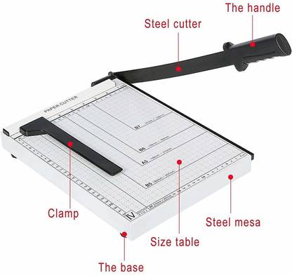Flipkart.com | Ekavir A4 Plastic Grip Guillotine Paper Cutter ...