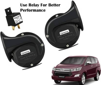Generox Horn For Toyota Innova Crysta Price in India - Buy Generox Horn ...