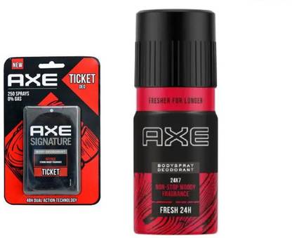 AXE INTENSE DEODORANT 150ML + INTENSE TICKET17 ML SET 2 Body Spray ...
