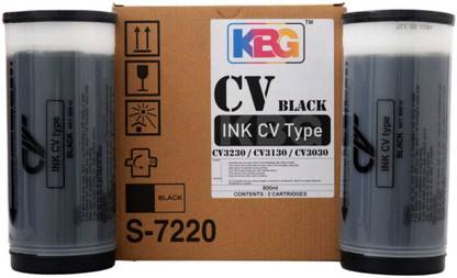 KBG For RISO CV3230 / CV3130 / CV3030 (BLACK) 800ml Pack Of 2 Black ...
