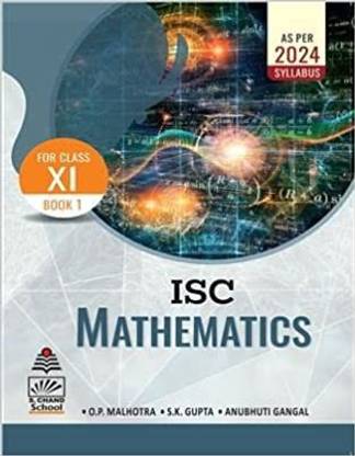 ISC Mathematics Book 1 Class 11 (As Per 2024 Syllabus): Buy ISC ...