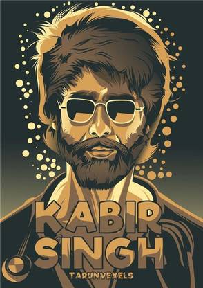 Kabir Singh Movie Poster MultiColor PhotoPaper Print 12 inch X 18 inch ...