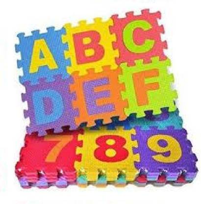 Chama ABCD and 1234 Puzzle mate for your kids with Cutouts Building ...