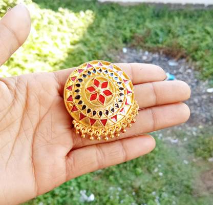 balaji gold assamese traditional japi design sarre pin Brooch Price in ...