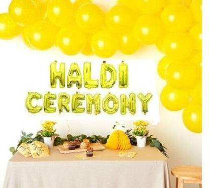 Flipkart.com | gorgeous moment Solid helium HALDI CEREMONY CELEBRATION ...