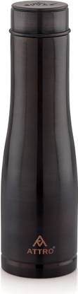 ATTRO Eiffel Vintage Matte Finish Copper Water Bottle Leak Proof 1000 ...