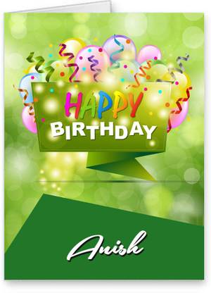 Midas Craft Happy Birthday Anish Best Wishes Quotes 25 Greeting Card ...