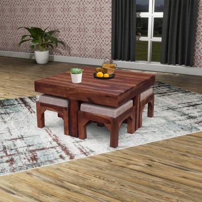 Flipkart Perfect Homes Solid Wood Coffee Table Price in India - Buy ...